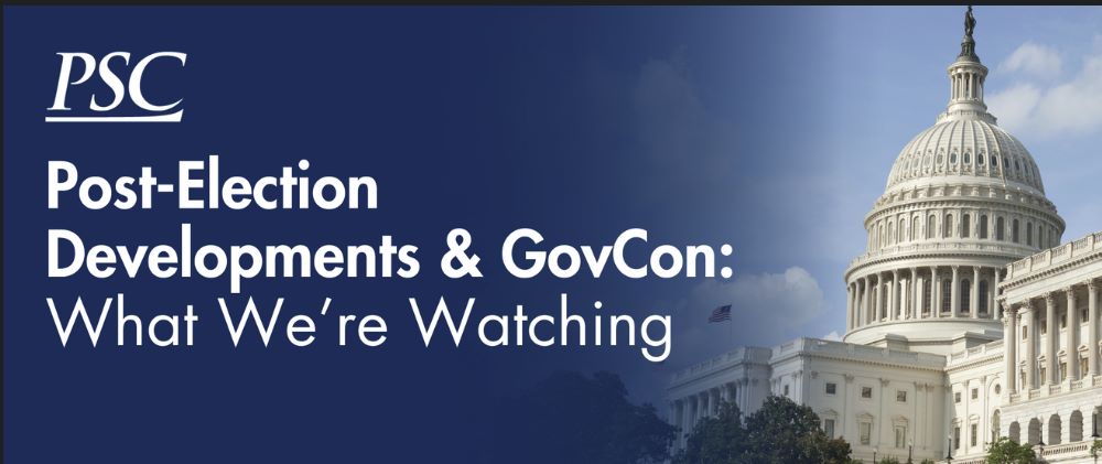 Display event - Post-Election Developments & GovCon: What We’re Watching